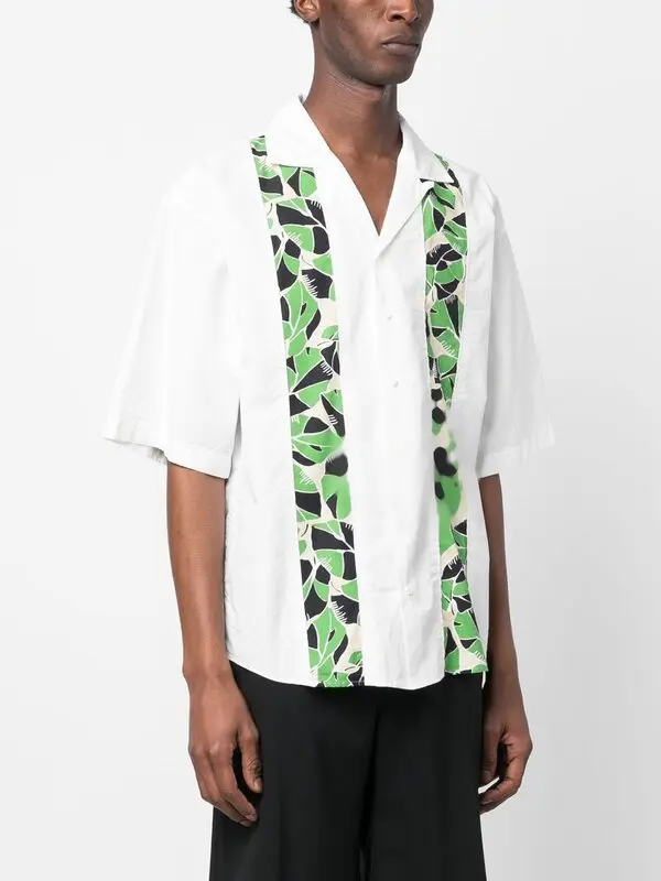 Dsquared2 Leaf-print Short-sleeve Shirt