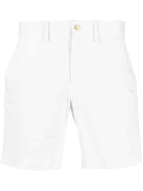 Polo Ralph Lauren Logo Patch Chino Shorts - White