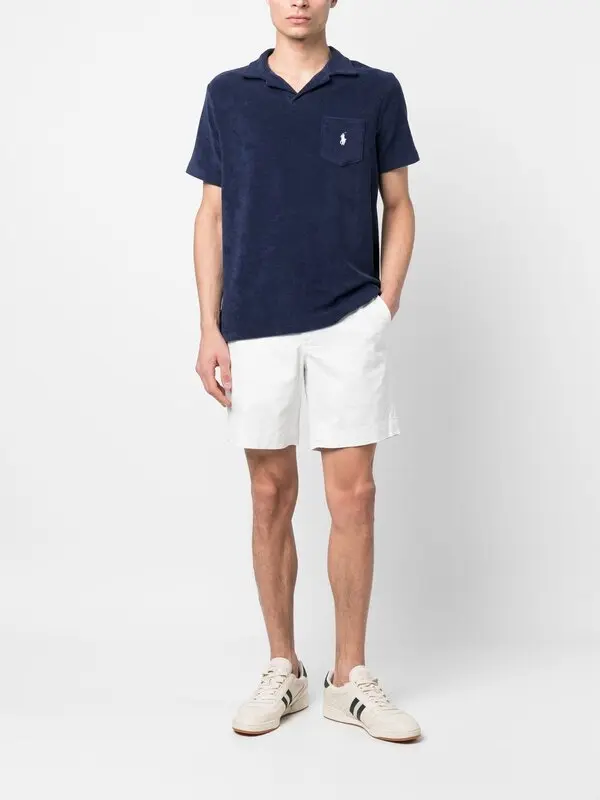 Polo Ralph Lauren Logo Patch Chino Shorts - White