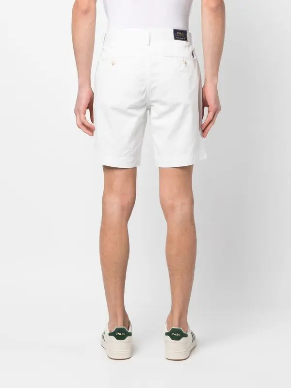 Polo Ralph Lauren Logo Patch Chino Shorts - White