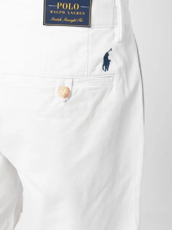 Polo Ralph Lauren Logo Patch Chino Shorts - White