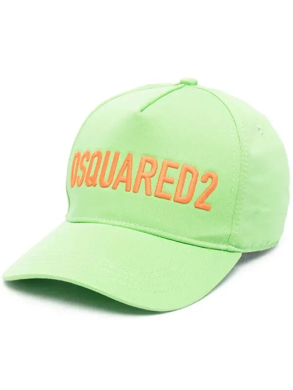 Dsquared2 Embroidered Logo Baseball Cap - Green
