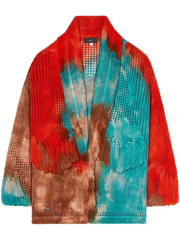 Alanui California Dreaming Tie-dye Cardigan - Orange