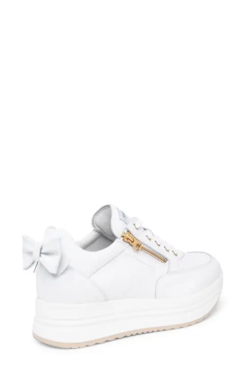 NEROGIARDINI Bow Platform Sneakers