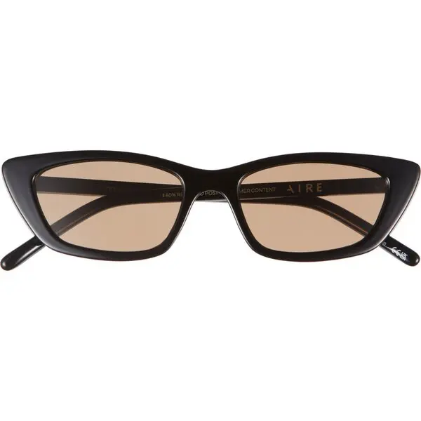 AIRE Titania 51mm Cat Eye Sunglasses - Black