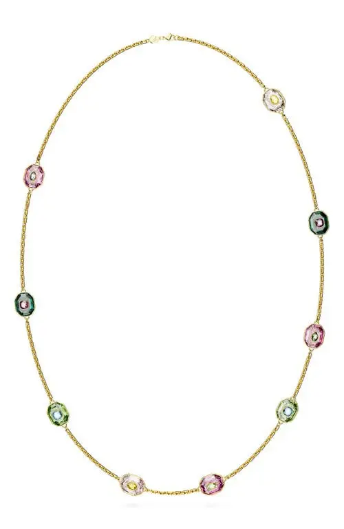 SWAROVSKI Chroma Crystal Station Necklace - Multi-colored