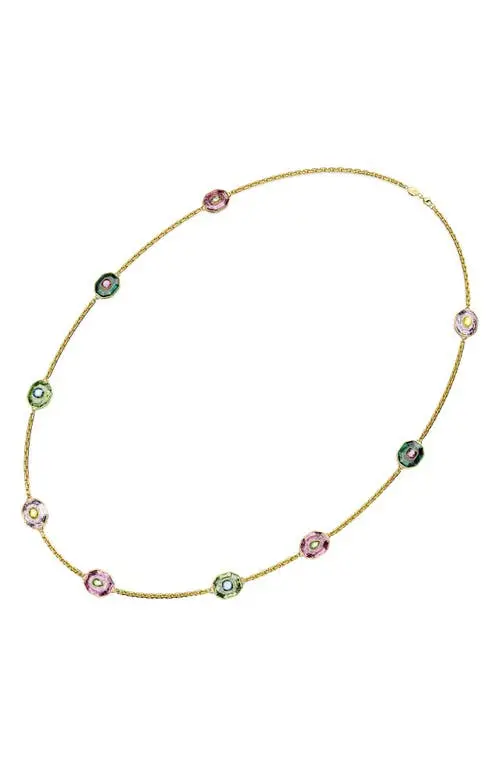 SWAROVSKI Chroma Crystal Station Necklace