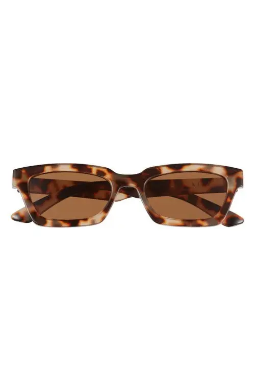 AIRE Sculptor 50mm Rectangular Sunglasses - Tort/brown Mono