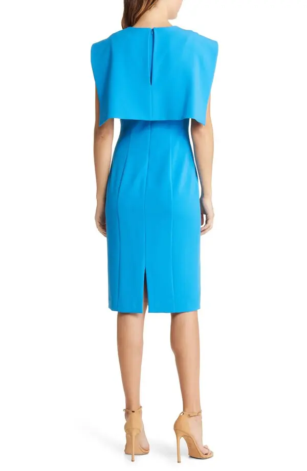 accessorize black sequin dress Black Halo Lena Color Block Dress in Navy-Navy main image 0