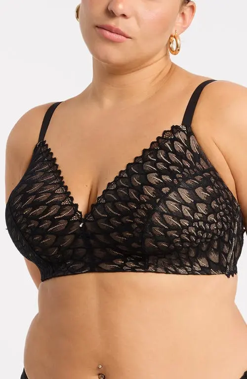 MONTELLE INTIMATES Lacey Wire Free Bra