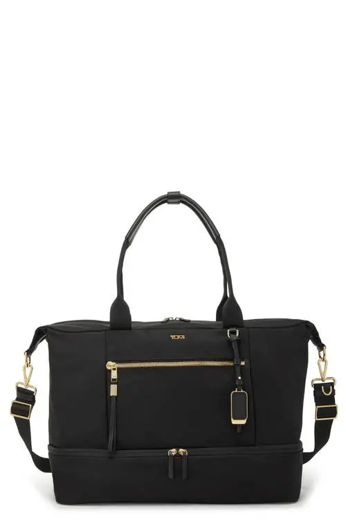 Tumi Voyageur Continue Weekend Duffle Bag - Black/gold