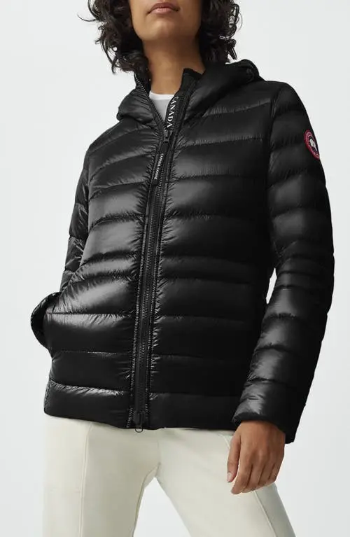 Canada Goose Cypress Packable Hooded Down Puffer Jacket - Black