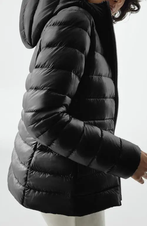 Canada Goose Cypress Packable Hooded Down Puffer Jacket - Black