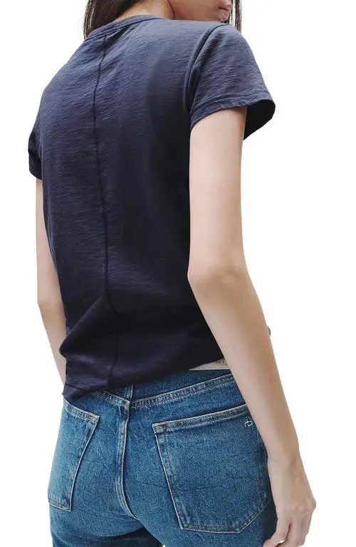 Rag & Bone Slub Organic Pima Cotton T-shirt - Salute