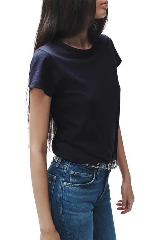Rag & Bone Slub Organic Pima Cotton T-shirt - Salute