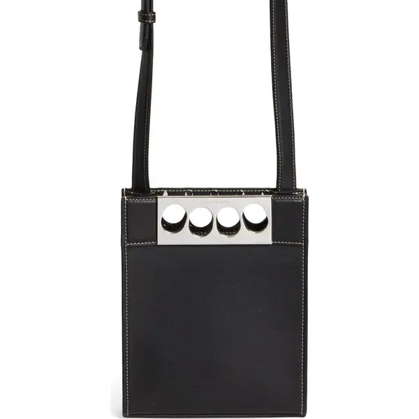 Alexander McQueen Mini The Grip Leather Tote - Black