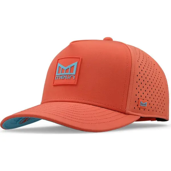 MELIN Odysea Stacked Hydro Performance Baseball Cap - Hot Coral