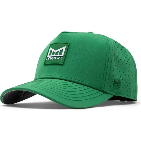 MELIN Odysea Stacked Hydro Performance Baseball Cap - Kelly Green