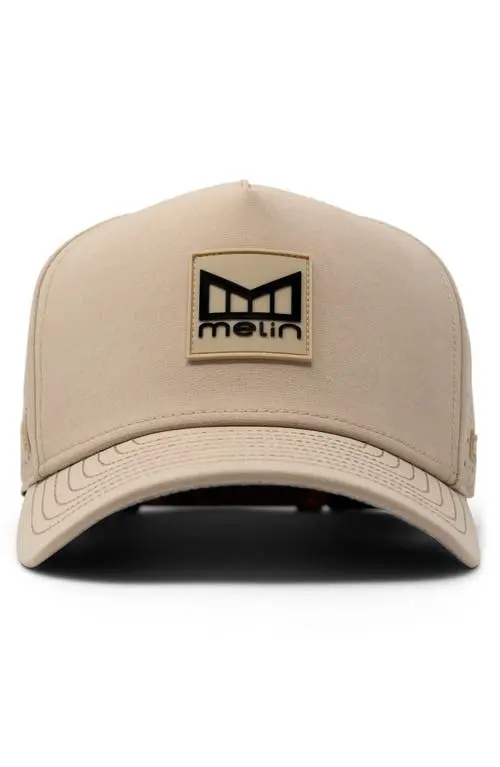 MELIN Odysea Stacked Hydro Performance Baseball Cap - Khaki