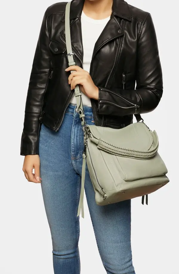 AIMEE All For Love Convertible Leather Shoulder Bag