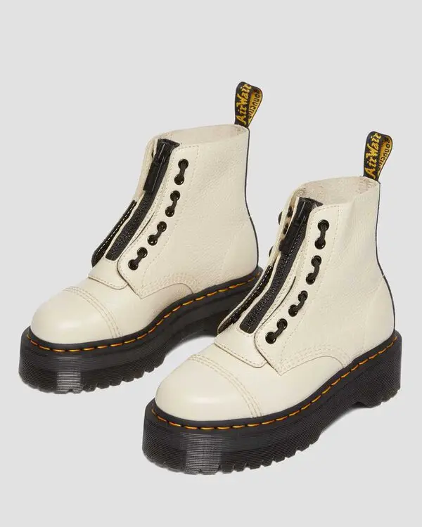 Dr. Martens Sinclair Milled Nappa Leather Platform Boots