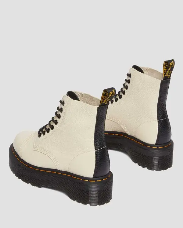 Dr. Martens Sinclair Milled Nappa Leather Platform Boots