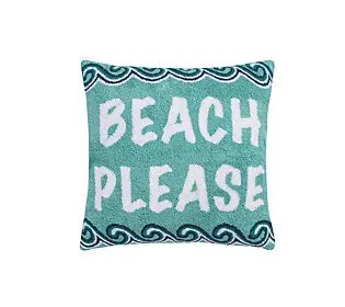 LEVTEX HOME Beach Days Beach Please Decorative Pillow - One-color
