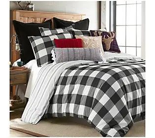 LEVTEX HOME Camden Buffalo Check 3-piece King D Uvet Set - One-color