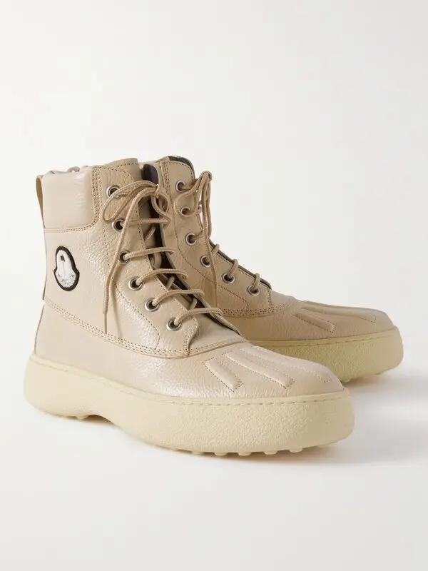 Moncler Tod's Palm Angels Winter Gommino Leather Boots