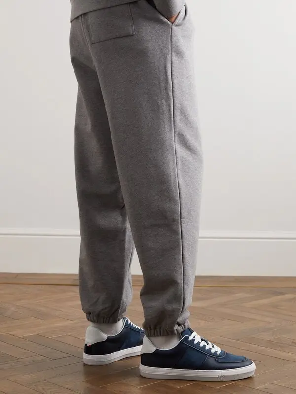 Moncler Neue York Leather And Suede Sneakers