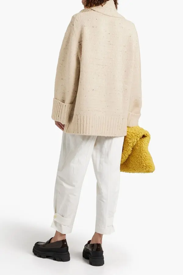 GANNI Donegal Cableknit Sweater