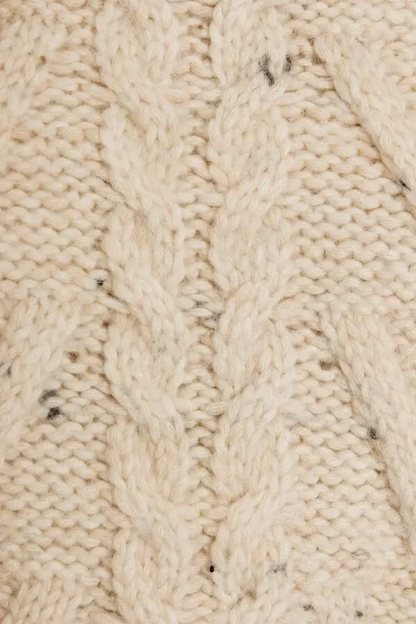 GANNI Donegal Cableknit Sweater
