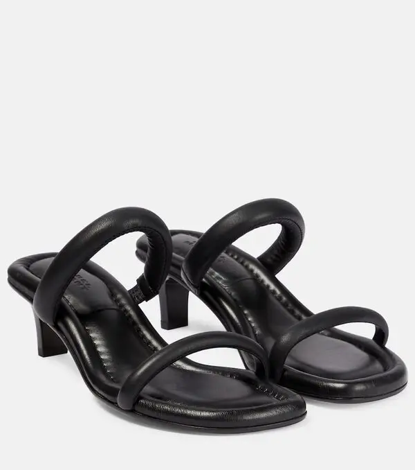 Isabel Marant Raree Leather Sandals - Black