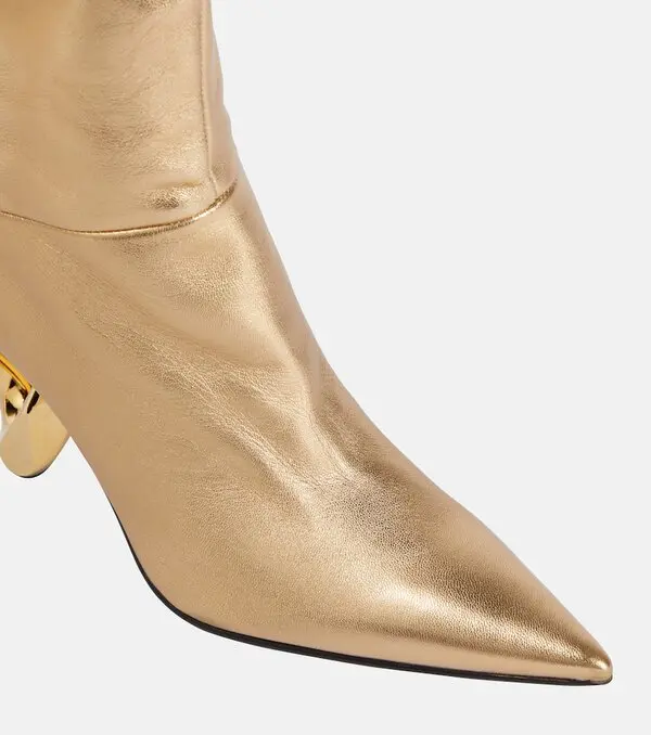 JW Anderson Chain Leather Knee-high Boots