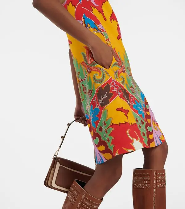 Etro Printed Jersey Minidress