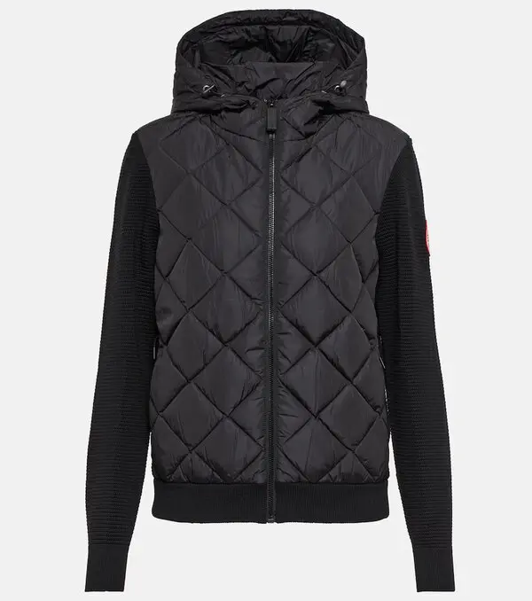 Canada Goose Hybridge® Down-paneled Wool Jacket