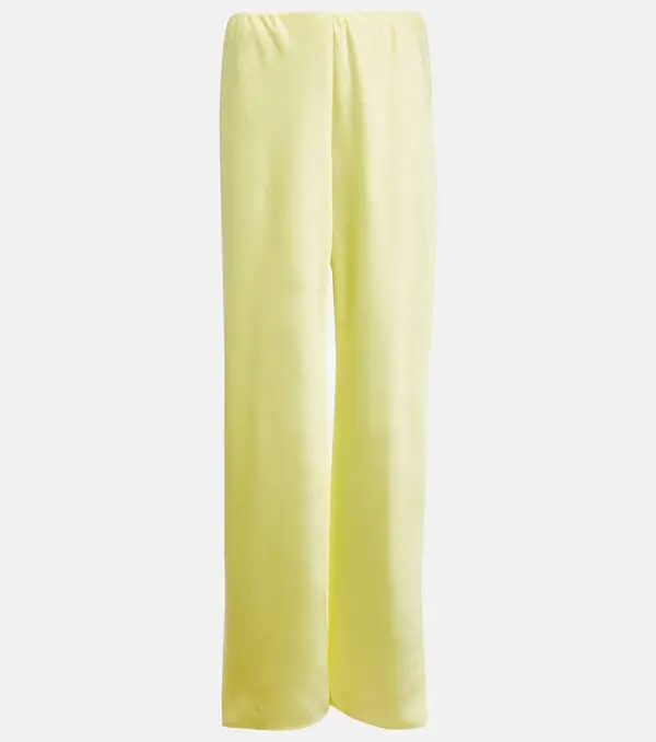 Vince High-rise Wide-leg Satin Pants