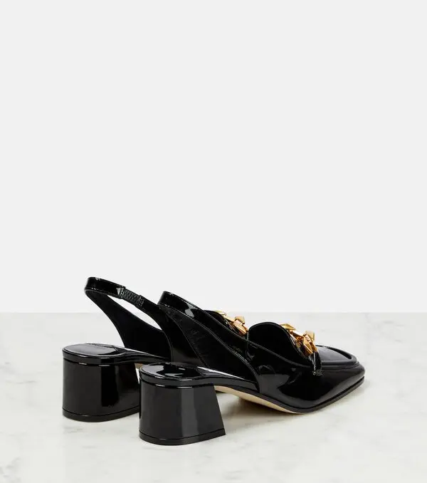JIMMY CHOO Diamond Tilda 45 Slingback Pumps - Black