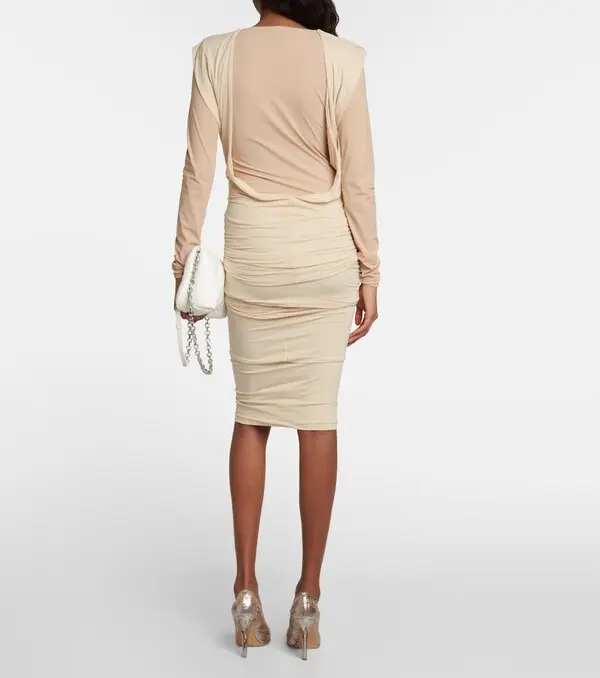MAISON MARGIELA Deconstructed Jersey Maxi Dress