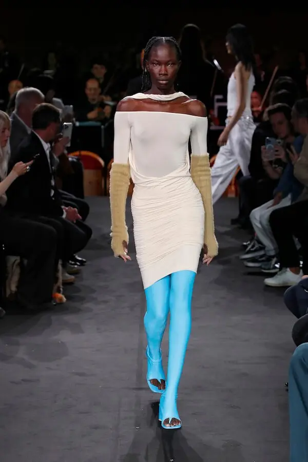MAISON MARGIELA Deconstructed Jersey Maxi Dress