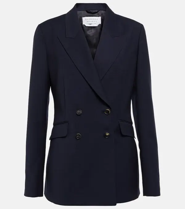 Gabriela Hearst Angela Wool Blazer - Blue