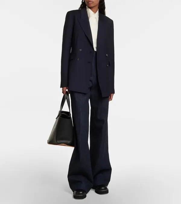 Gabriela Hearst Angela Wool Blazer - Blue