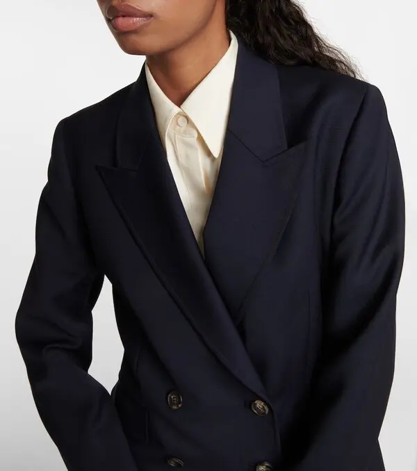 Gabriela Hearst Angela Wool Blazer - Blue