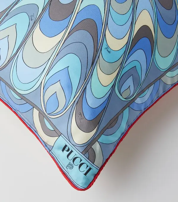 Emilio Pucci Printed Silk Cushion