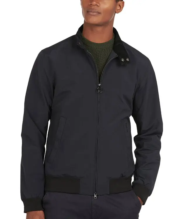 Barbour Royston Casual Zip Front Jacket - Black