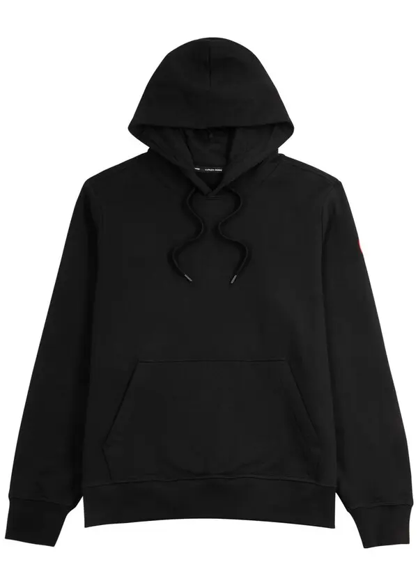 Canada Goose Huron Hooded Cotton Sweatshirt - Black