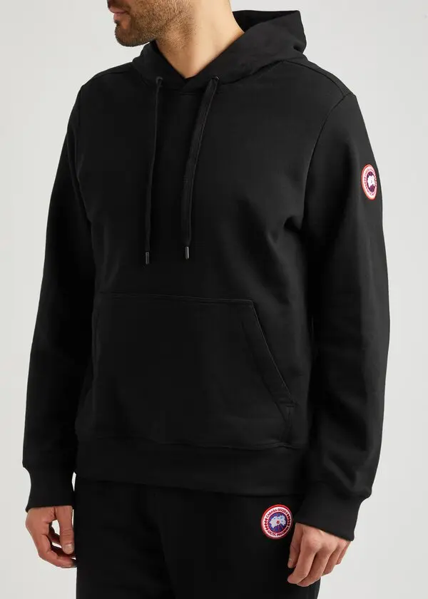 Canada Goose Huron Hooded Cotton Sweatshirt - Black