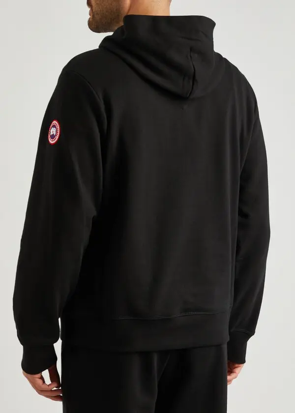 Canada Goose Huron Hooded Cotton Sweatshirt - Black