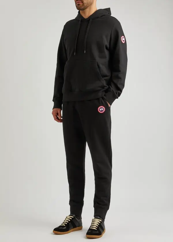 Canada Goose Huron Hooded Cotton Sweatshirt - Black
