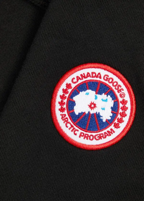 Canada Goose Huron Hooded Cotton Sweatshirt - Black